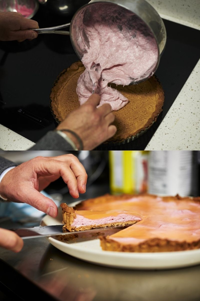 Rhubarb tart recipe by Franco Fubini - CODE Hospitality
