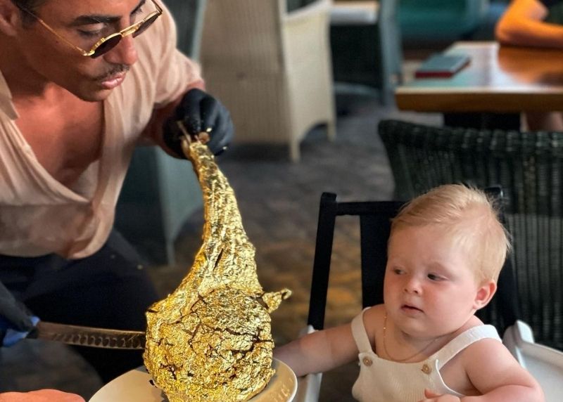 Salt Bae is no longer serving gold leaf steaks at his London branch of ...