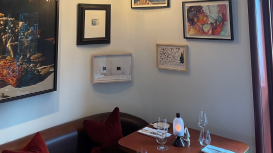 A look around Mount St. restaurant above The Audley Public House