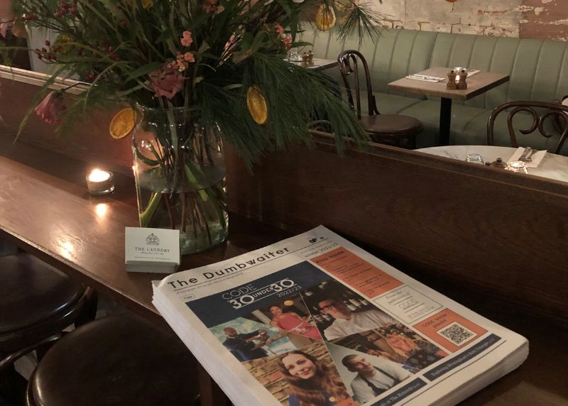 Where to find The Dumbwaiter newspaper